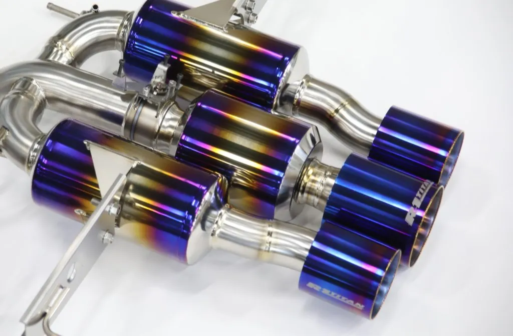 amuse R1TITAN EXTRA Gold Ring Exhaust - Honda Civic Type R FL5 ...